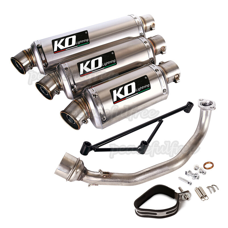 For Yamaha GY6-125 GY6-150 Exhaust System Front Pipe Header Connection ...