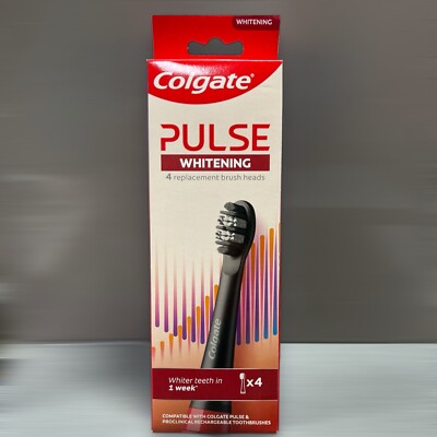 Colgate Electric Toothbrush Pulse Proclinical Whitening Refills Heads 4 ...