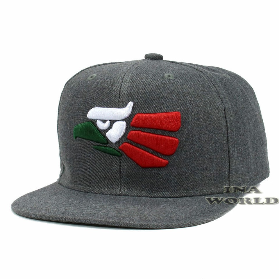 MEXICAN MEXICO Hat Hecho En Mexico Eagle Aguila Snapback Flat Bill ...