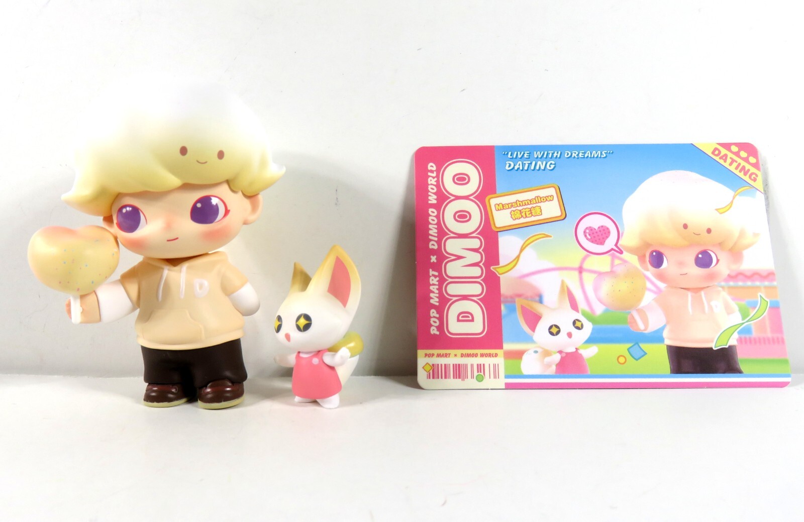 Pop Mart Dimoo Dating Series Mini Figure Marshmallow NEW | eBay