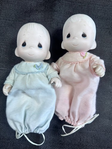 Vintage Precious Moments 1984 Plush & Porcelain Dolls #12483 No Box GUC | eBay