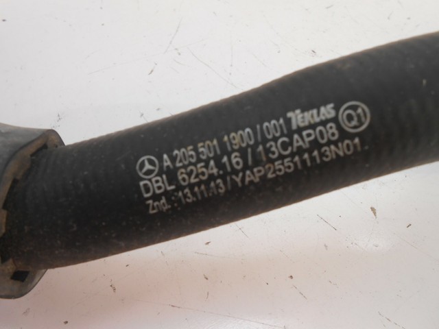 2015-17 MERCEDES C300-205 Engine Radiator Hose Line OEM A2055011900 ...