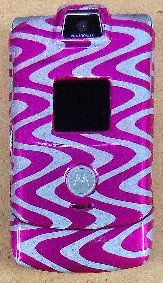 Motorola RAZR V3 - Silver ( AT&T / Cingular ) Cellular Flip Phone ...