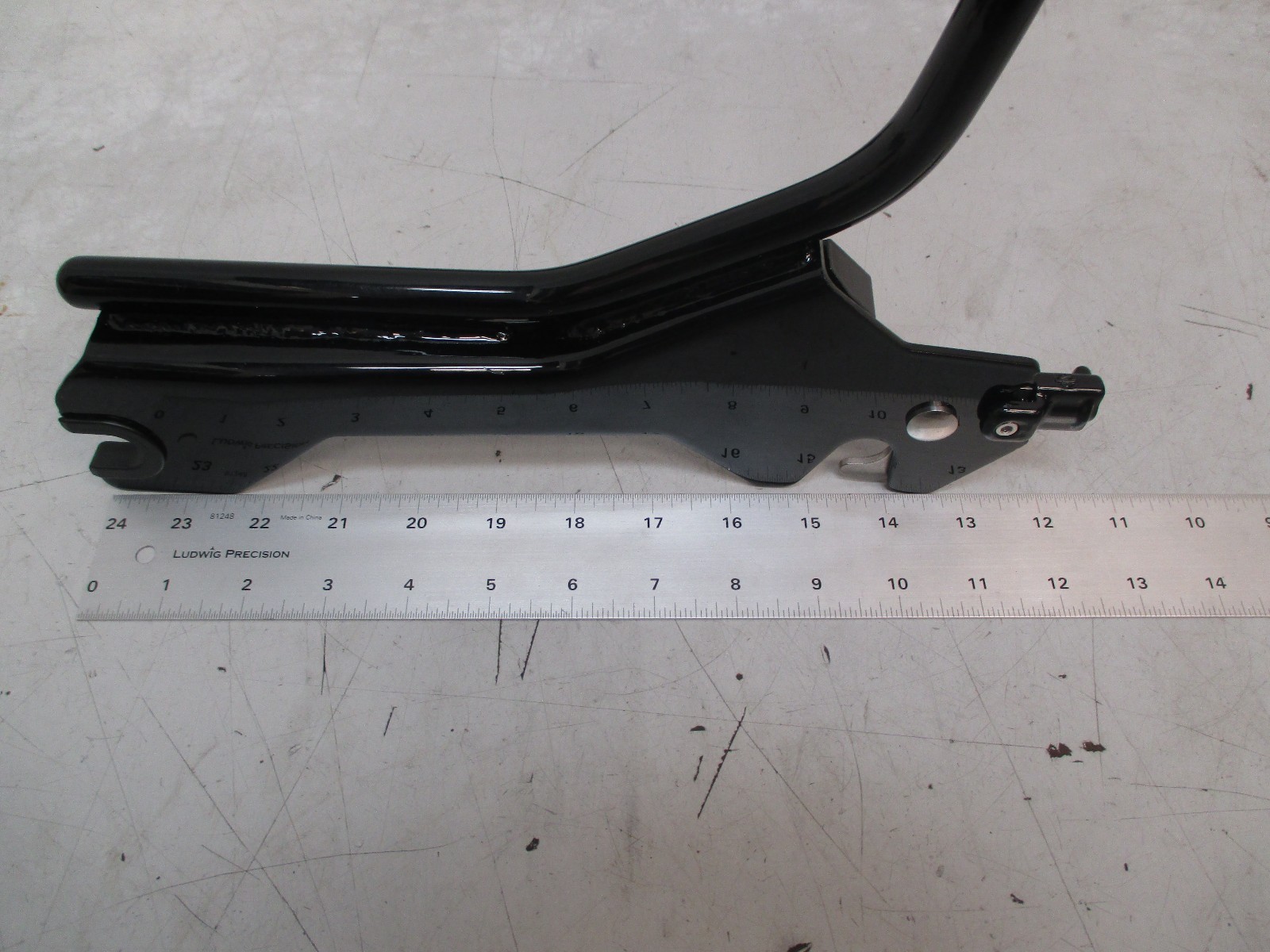 Harley Davidson OEM Gloss Black Sissy Bar '18-later Fat Boy, Breakout ...