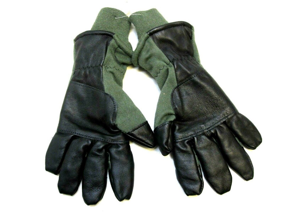 US ARMY INTERMEDIATE COLD WEATHER FLYER'S GLOVE MILITARY GLOVES HAU-15 ...