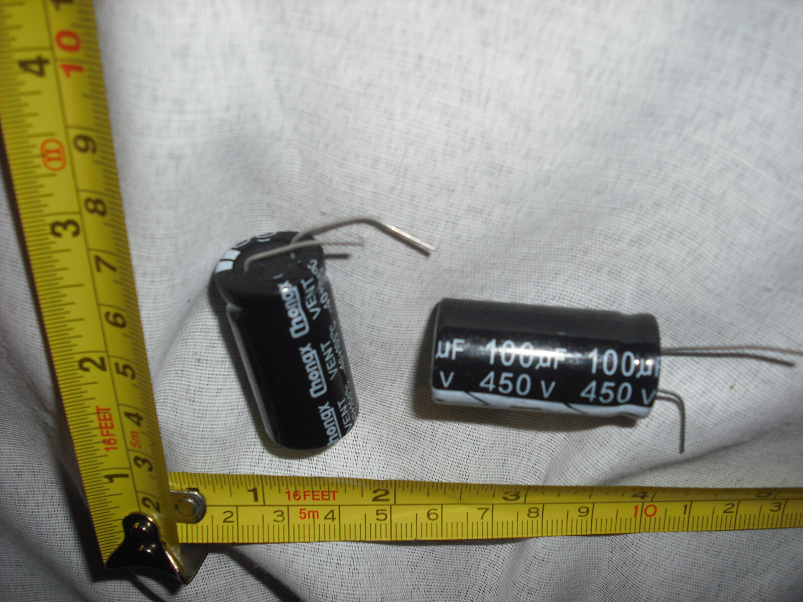 Radial 100µF 100uf 100 uf 450V Polar Electrolytic Capacitor cap filter ...