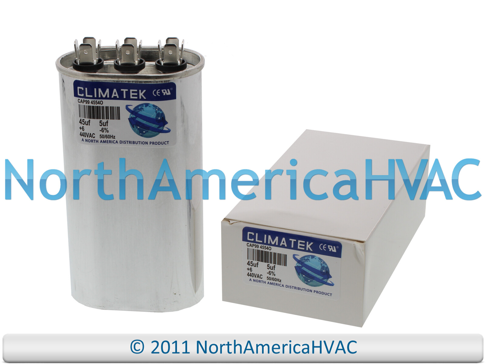 45/5 uf MFD Oval 370 / 440 Volt Capacitor Fits GE Genteq Z97F9693 ...