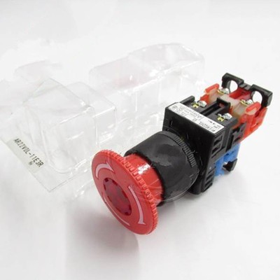 One For FUJI New AR22V0L-11E3R Illuminated emergency stop button switch ...