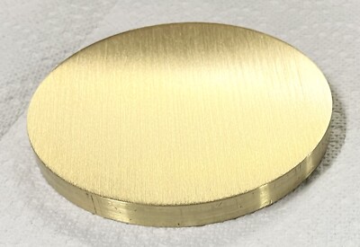 2” BRASS BAR DISC X 1/4” LONG🇺🇸2.000” ROUND 360 BRASS 51mm X 6.5mm🇺🇸USA ...
