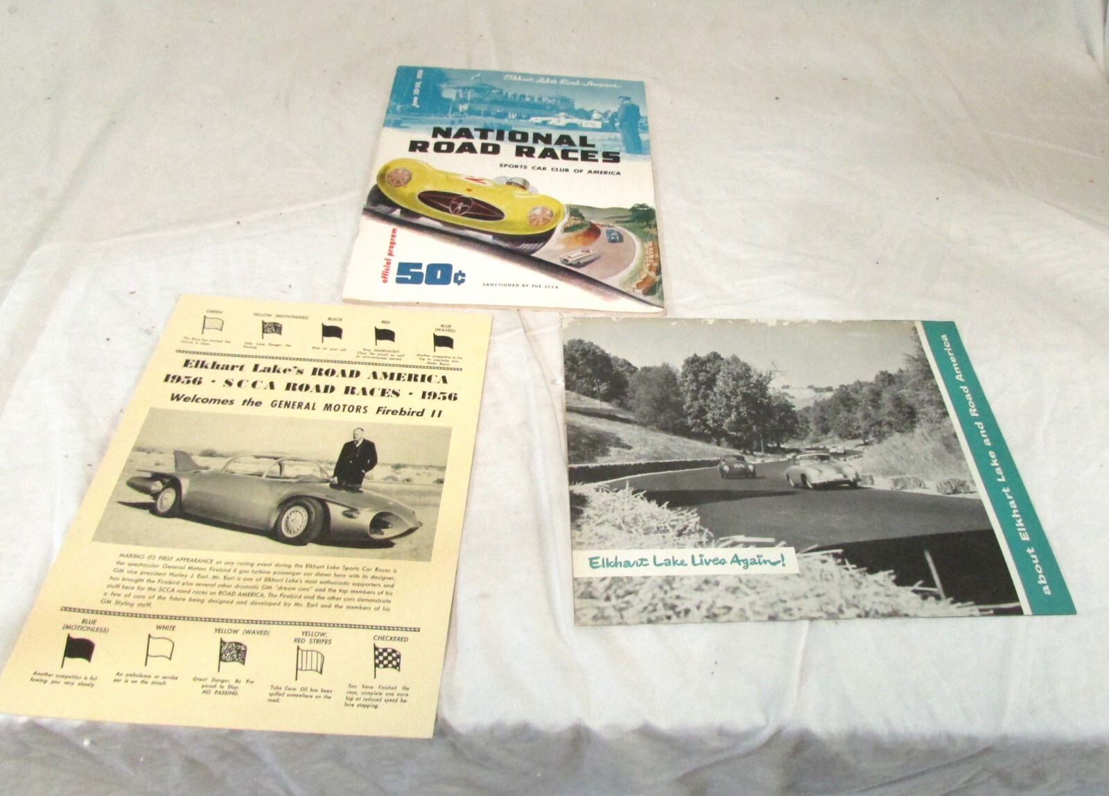 Vintage Road America 1956 June Sprints Official Program, SCCA | eBay