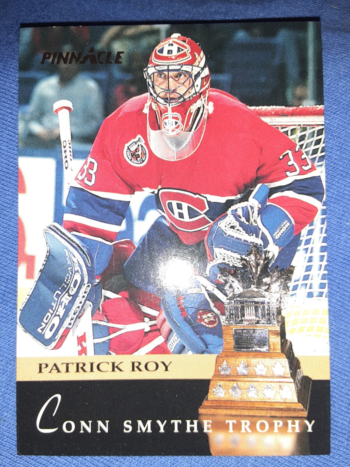 Patrick Roy 1993 Pinnacle "Conn Smyth Trophy" #228 Montreal Canadians ...