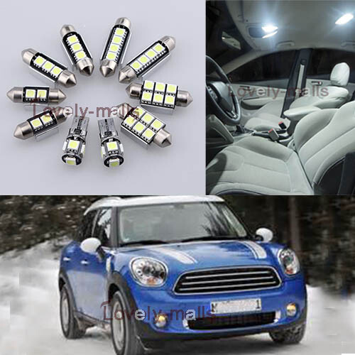 Error Free White Interior Light Package for Mini cooper R60 Countryman ...