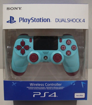 Official Sony Playstation 4 Controller Berry Blue Dualshock 4 Wireless ...