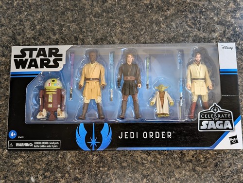 NEW Star Wars Celebrate The Saga Toys Jedi Order Action Figures Hasbro ...