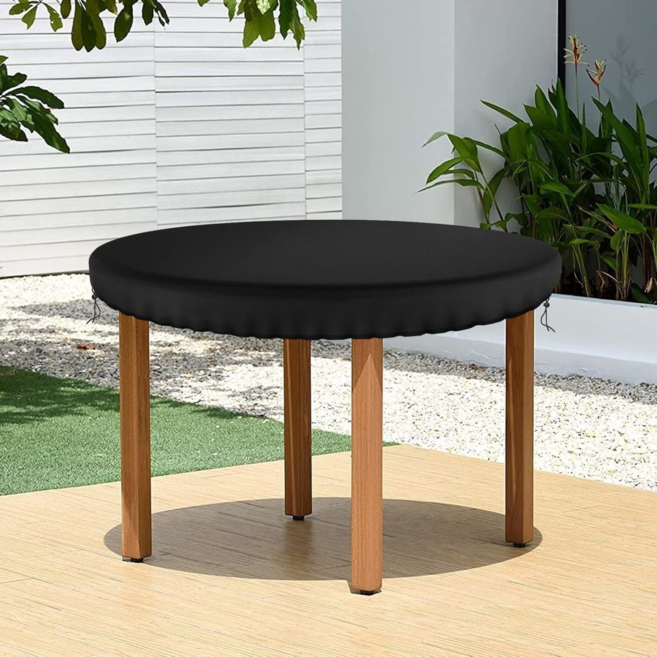 Outdoor Patio Furniture Covers, round Table Covers, Waterproof Patio ...