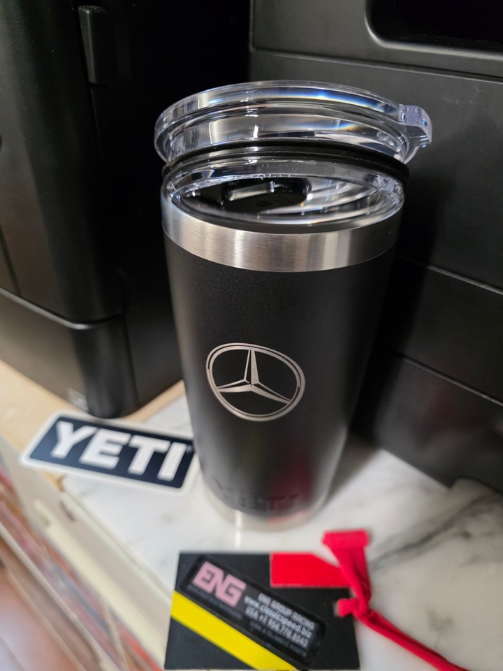 OEM MERCEDES-BENZ YETI Rambler Tumbler W/ Magslider Lid 20oz BLACK Y 11 ...