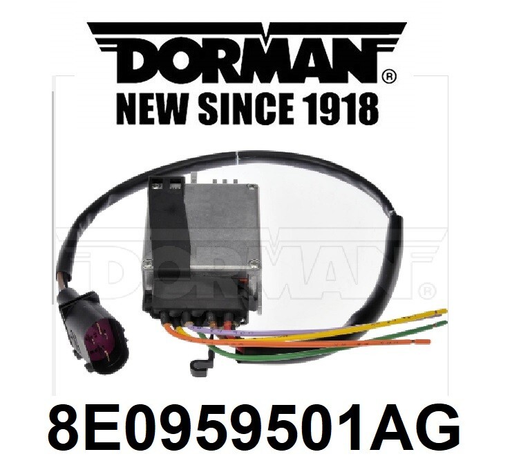 OEM DORMAN Radiator Fan Control Unit Module For 2002-09 AUDI A4 ...