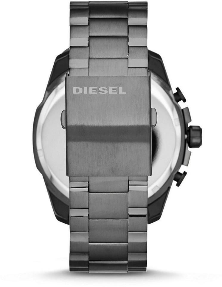 Diesel Mega Chief Chronograph Blue Dial Men's Watch DZ4329 Male Gray ...