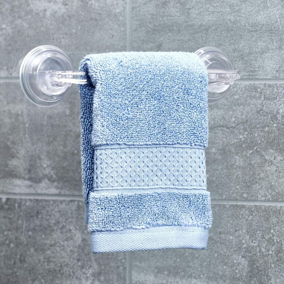 iDesign 52620 Plastic Power Lock Suction Towel Bar, Holder for Clear | eBay