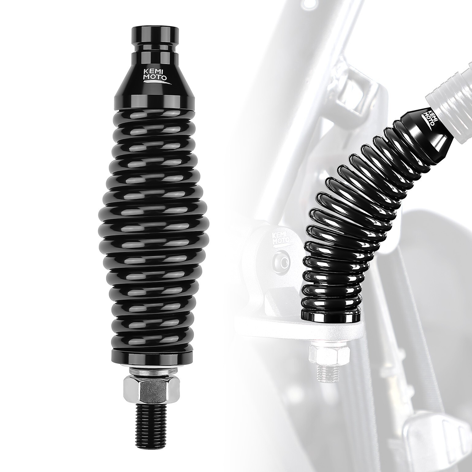 KEMIMOTO 1PC LED Whip Light Spring Base Flag Pole Mount Quick Release ...