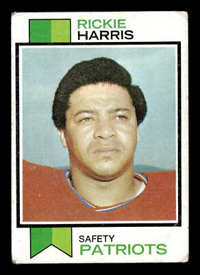 Rickie Harris 1973 Topps #496 New England Patriots GD | eBay