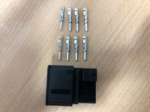 CONNECTOR CONTACT PLUG GENUINE VW AUDI SKODA SEAT 1K8972718 + TERMINALS ...