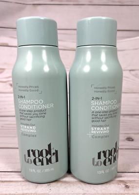 Root to End 2-in-1 Hair Shampoo Conditioner Strand Reviving 13oz (2 ...