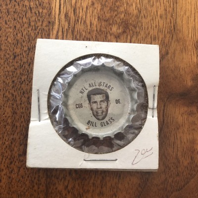 1966 Coke NFL All Stars Tab Bottle Cap - Bill Glass #c66 | eBay