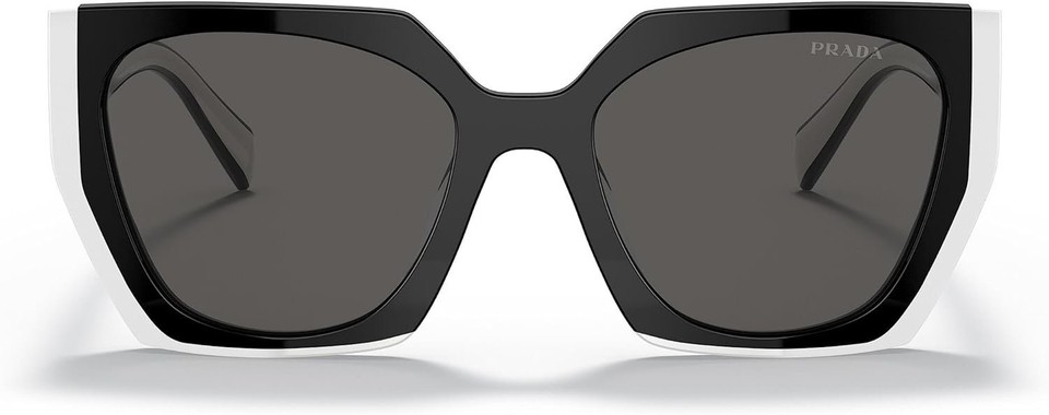 PRADA PR15WS 09Q5S0 54MM Black Talc Dark Grey Women's Sunglasses ...