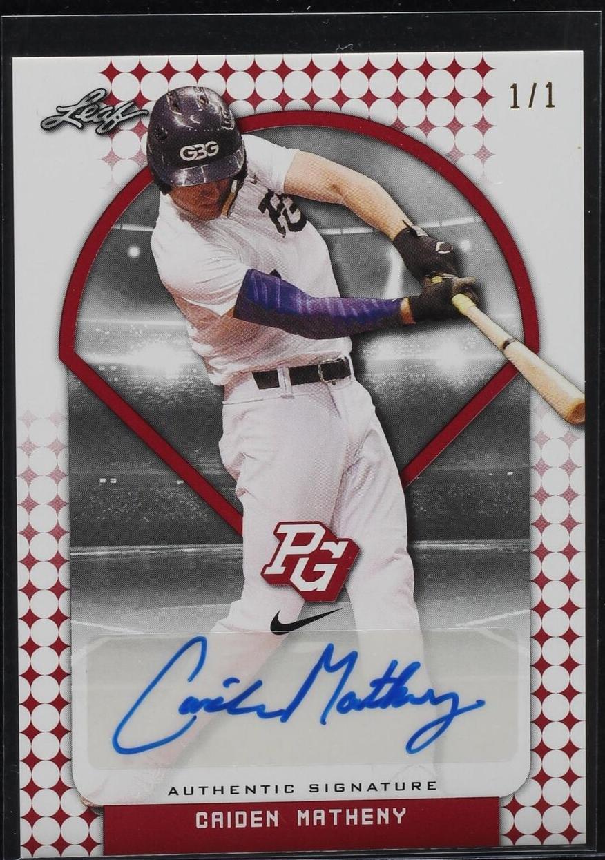 2017 Leaf Perfect Game All-American Classic - Caiden Matheny #BA-CM2 ...