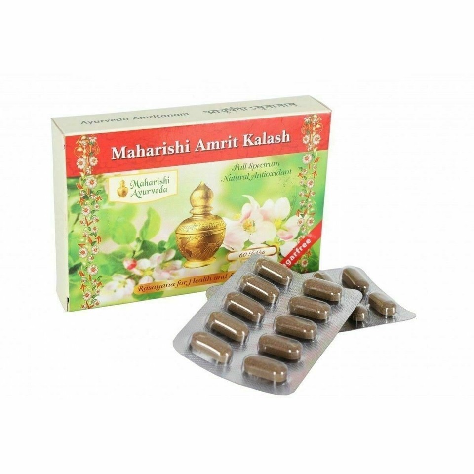 MAHARISHI AMRIT KALASH MAK 4 SUGAR FREE TABLETS 1000 mg (60 TALETS) | eBay