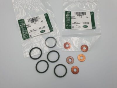 Land Rover Discovery Defender TD5 Injector Seals and Washers GENUINE ...