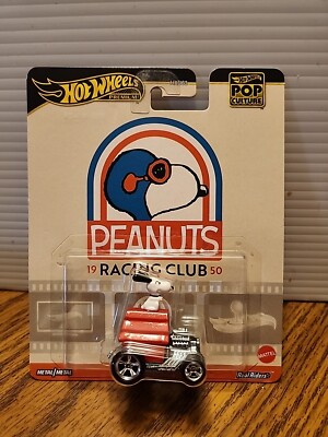 2024 Hot Wheels Premium Pop Culture Peanuts 1950 Racing Club Snoopy 1: ...