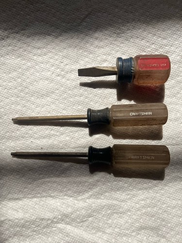 Vintage Craftsman Made In USA Screwdrivers Lot Of 3–2 6” Torx and 1 ...
