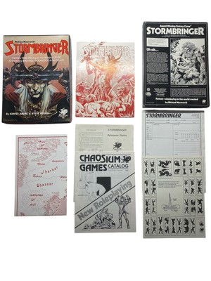 Chaosium Stormbringer (1st Ed) 4th Pub. Ex Cond 1981-84 Fantasy Role ...