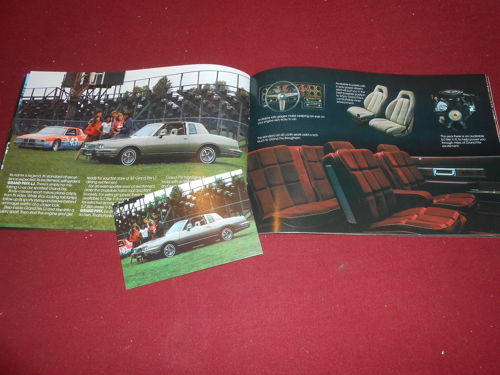 1983 PONTIAC FIREBIRD 6000 BONNEVILLE Etc. BROCHURE / '83 CATALOG + 8 ...