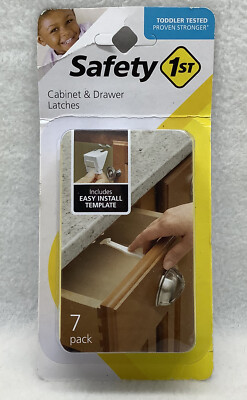 Safety 1st Cabinet & Drawer Latches wide grip lock 7 Pack | eBay