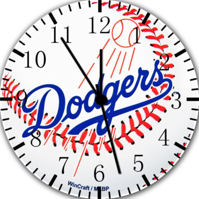 Los Angeles Dodgers Wall Clock E73 Personalized option with adding name ...