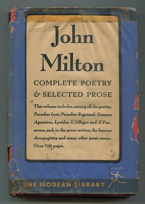 Complete Poetry and Selected Prose of John Milton Modern Library 132 / ...