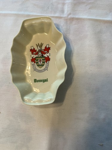 Irish Parian Donegal China Oval Pin Dish with Crest | eBay