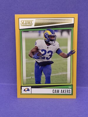 2022 Score Gold #156 Cam Akers | eBay