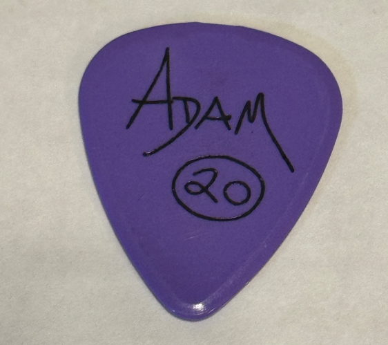 Matchbox Twenty 20 Adam Gaynor Vintage Guitar Pick 2000 Mad Season Tour ...