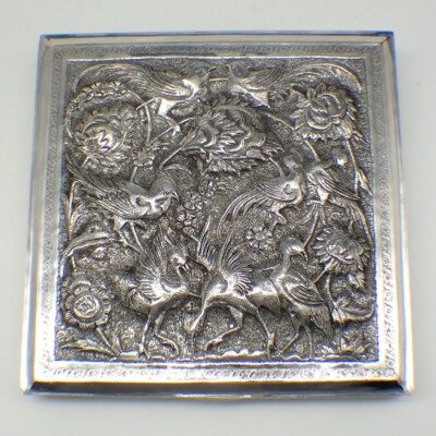 Middle Eastern Box Bird Decorations 84 Standard Silver | eBay