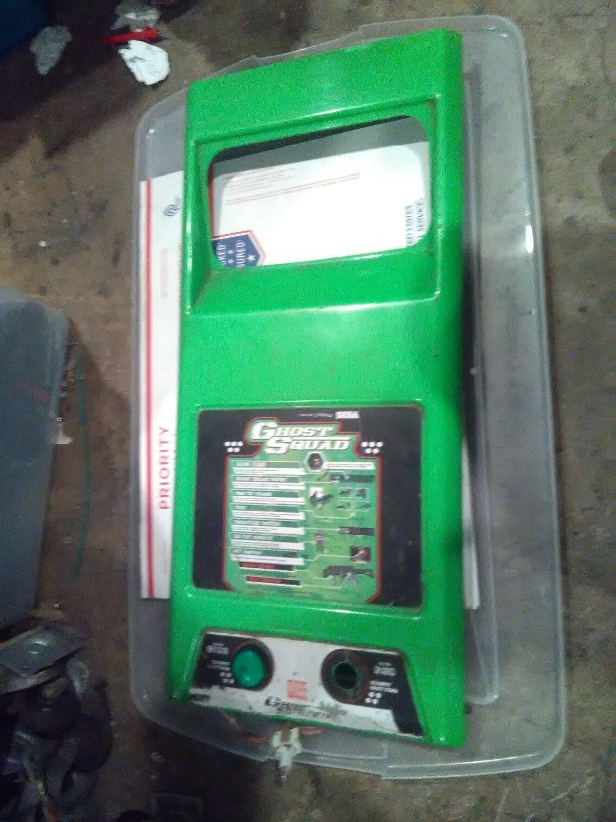 sega ghost squad arcade plastic control panel part #4 | eBay