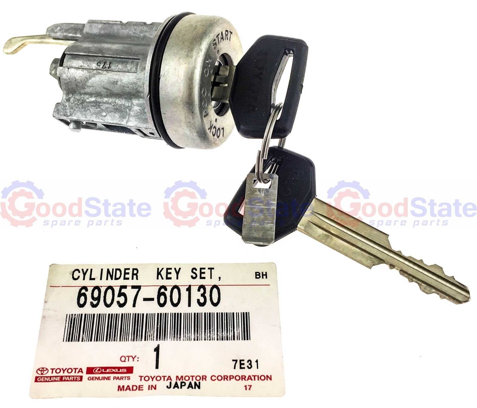 Genuine Toyota LandCruiser HZJ75 HZJ73 HZJ70 Ignition Barrel Key With ...