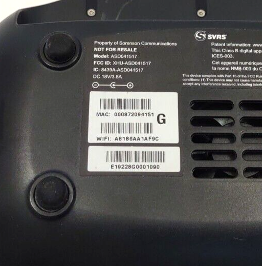 Sorenson ASD041517 Set-Top-Box SVRS Video Conference | eBay