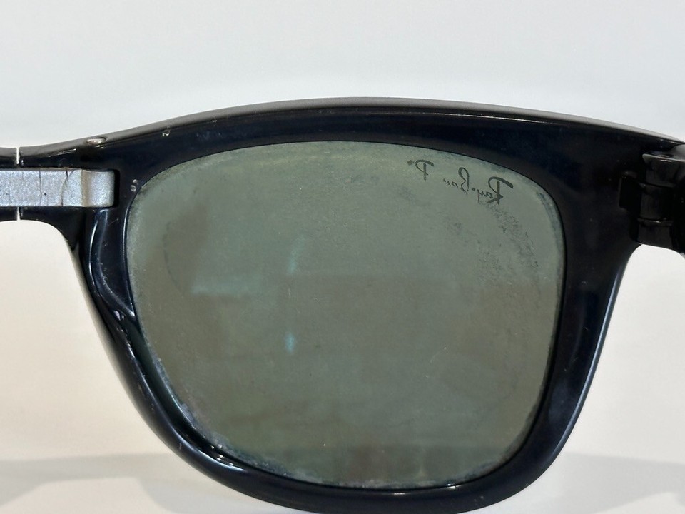 Ray Ban RB 4105 601/58 Square Folding Wayfarer Black Gray Sunglasses 50 ...