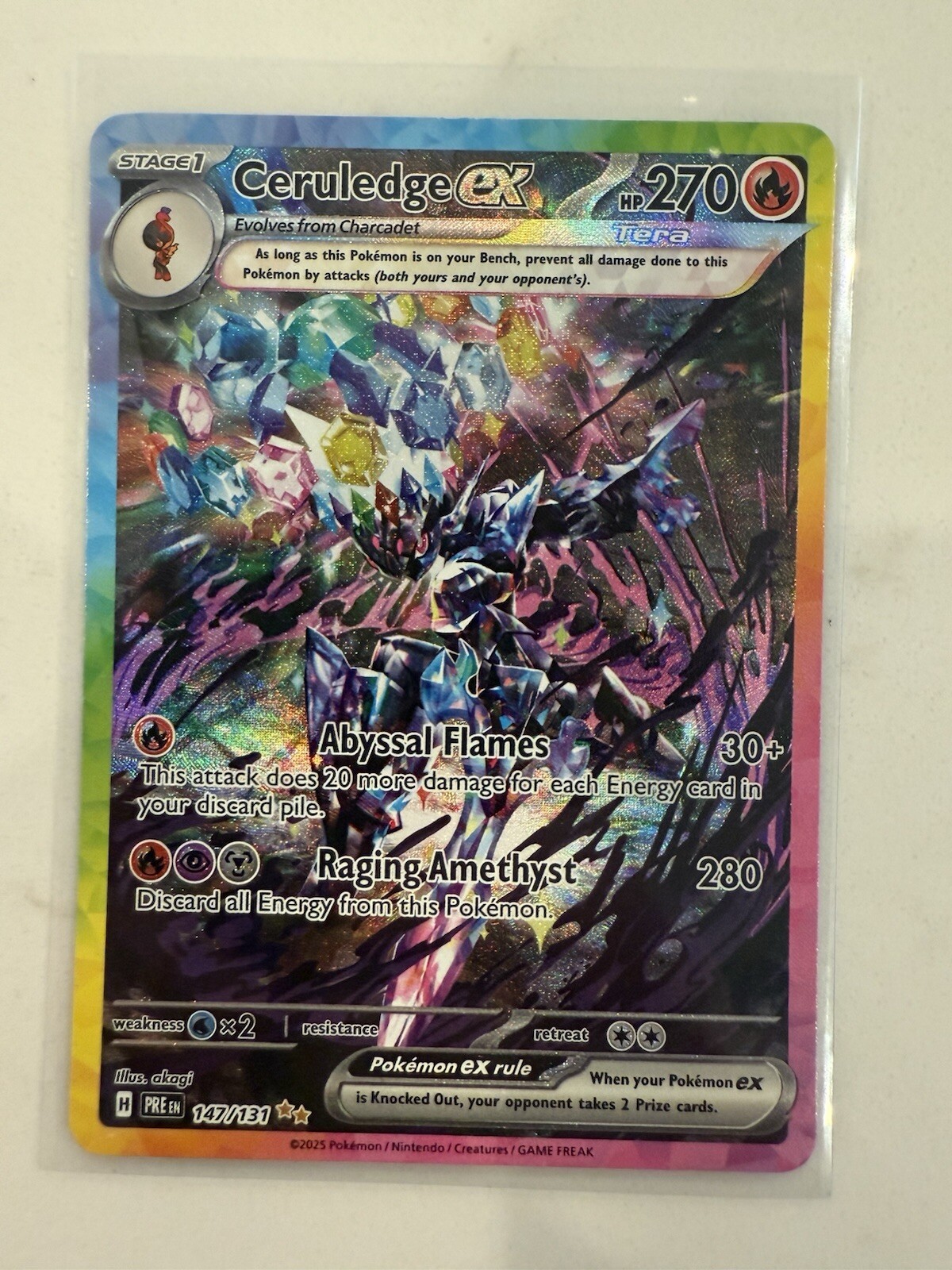 Ceruledge EX 147/131 Prismatic Evolution BRAND NEW JUST PULLED 🔥 | eBay