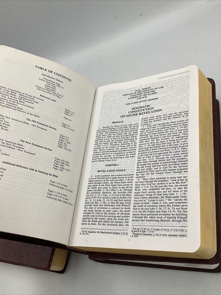 LOT OF 3 Holy Bible: New American Bible, fireside study edition | eBay