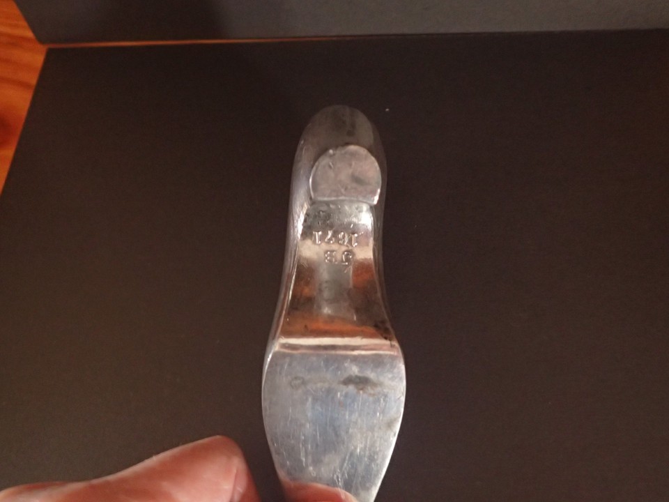 ANTIQUE BRONZE 1910 SLIPPER PIN CUSHION. JENNINGS BROS JB1671 | eBay ...